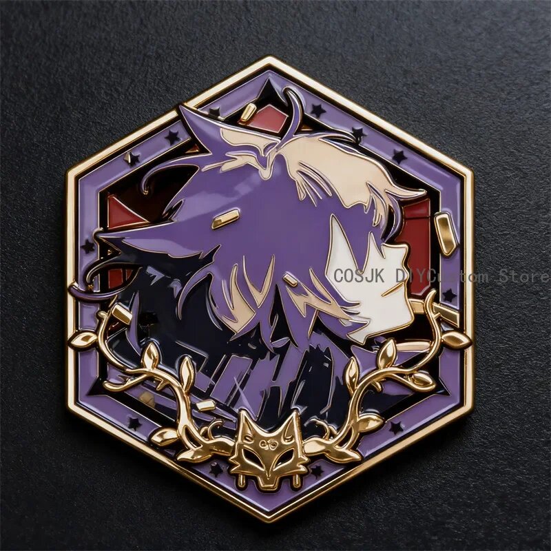 Брошь Arknights Lappland, Badge with box