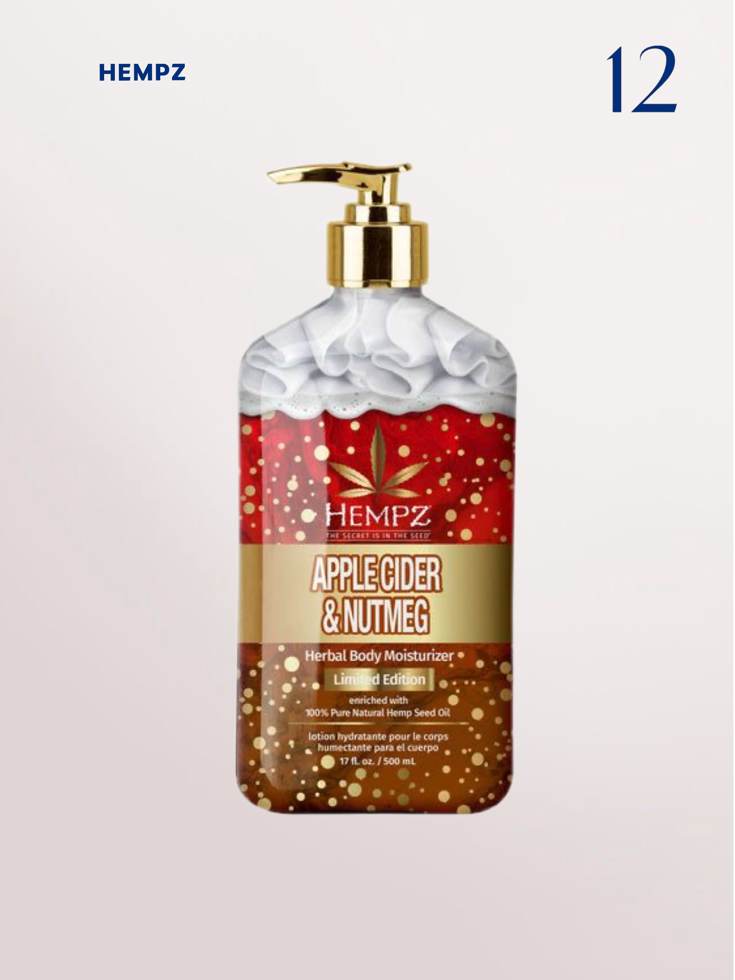 HEMPZ Apple Cider & Nutmeg Lotion - лосьон для тела , Яблочный сидр и мускатный орех, 500мл