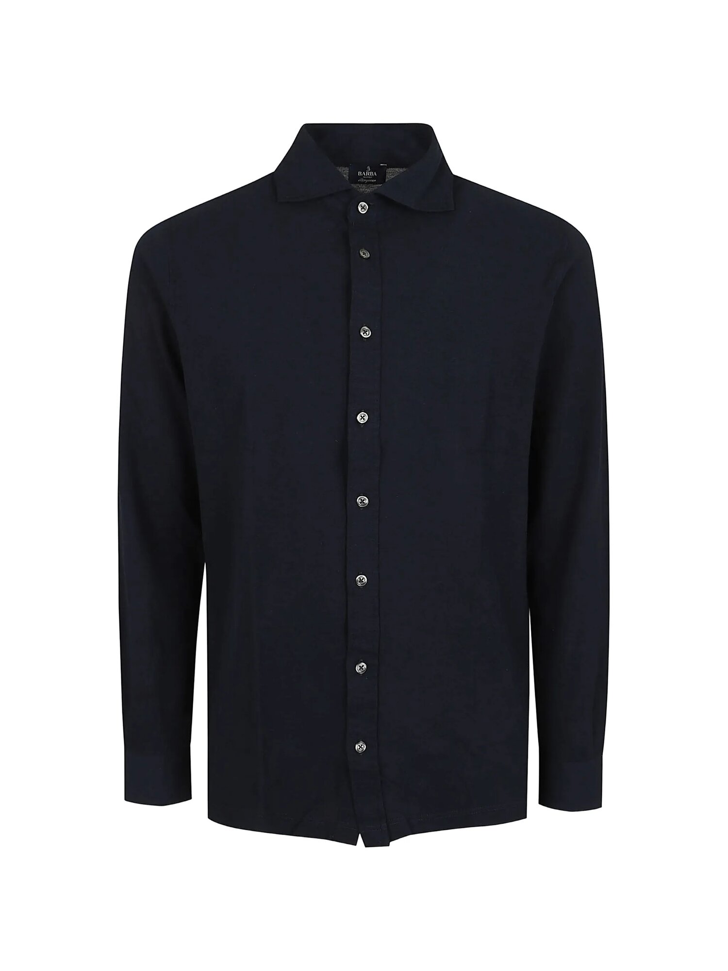 Рубашка Barba Buttoned shirt, размер 48, Синий принт