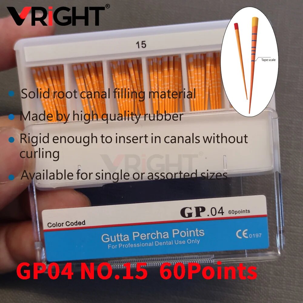 Gutta Percha Points GP.04 No.15 60Points
