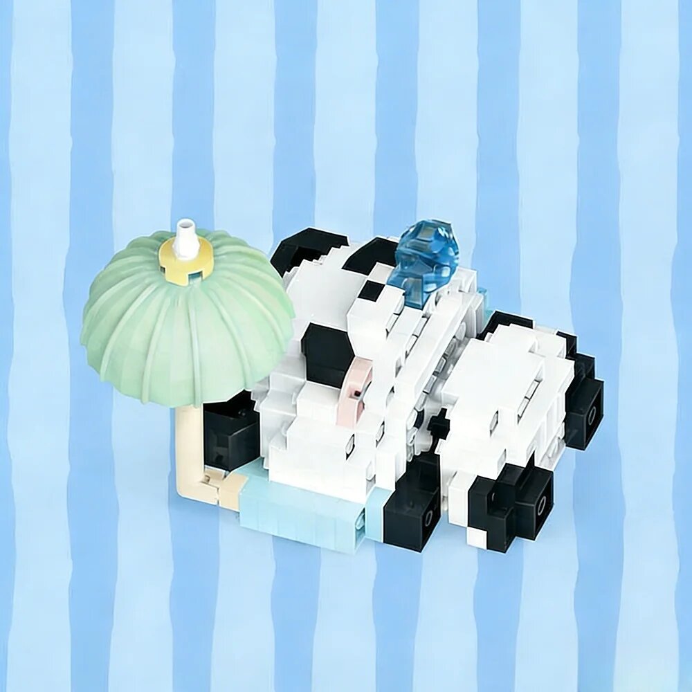 Panda 3D-конструктор мини-животное No Box-W1508-02