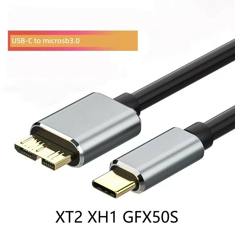 Генерик кабель USB C в Micro B, версия 3.0, длина 1 метр для передачи данных камер