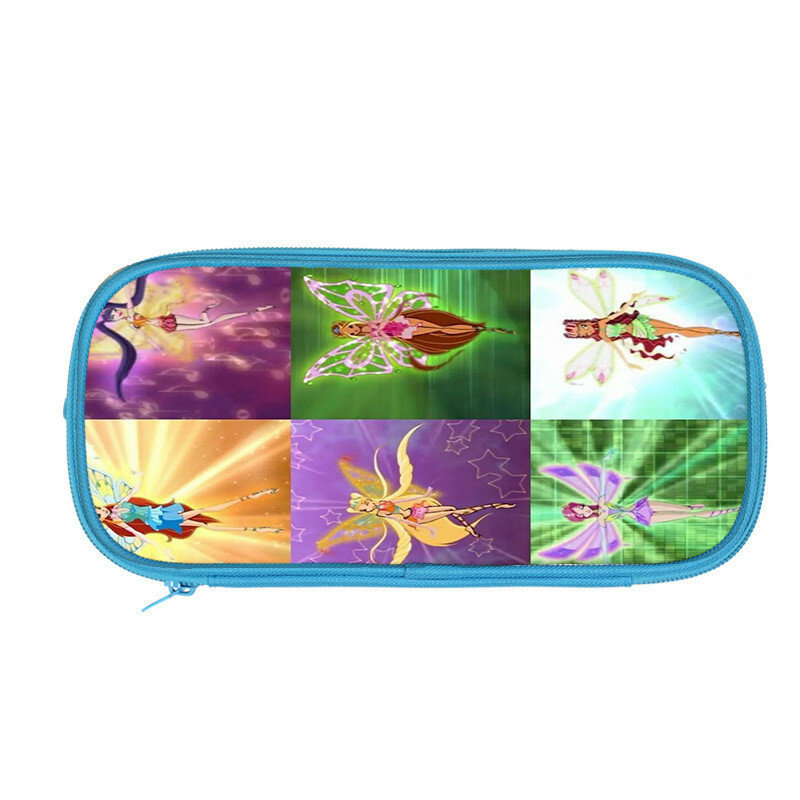Winx club карандашница с мультяшным узором для детей большая вместимость и прочность 22