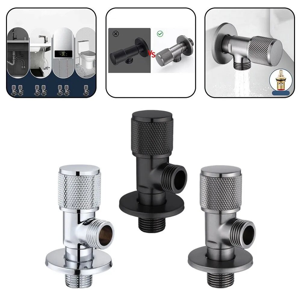 Латунный впускной клапан для воды, выпускной клапан для ванной комнаты G1/2, разделитель воды для раковины