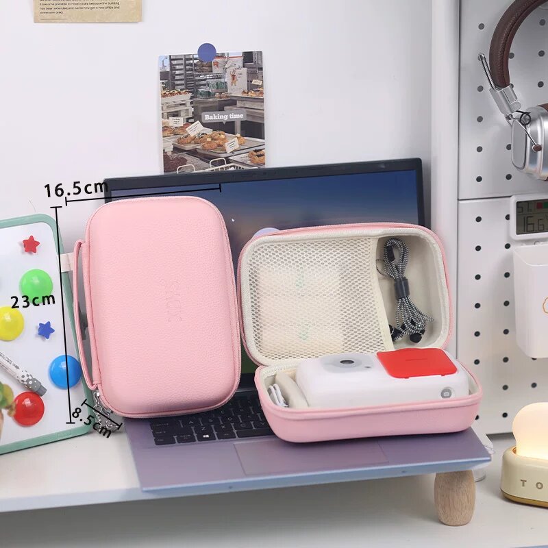Коробка для хранения Yubao MiaoMiao N2 с розовым силиконовым чехлом и включенной защитной пленкой, мягкая защитная