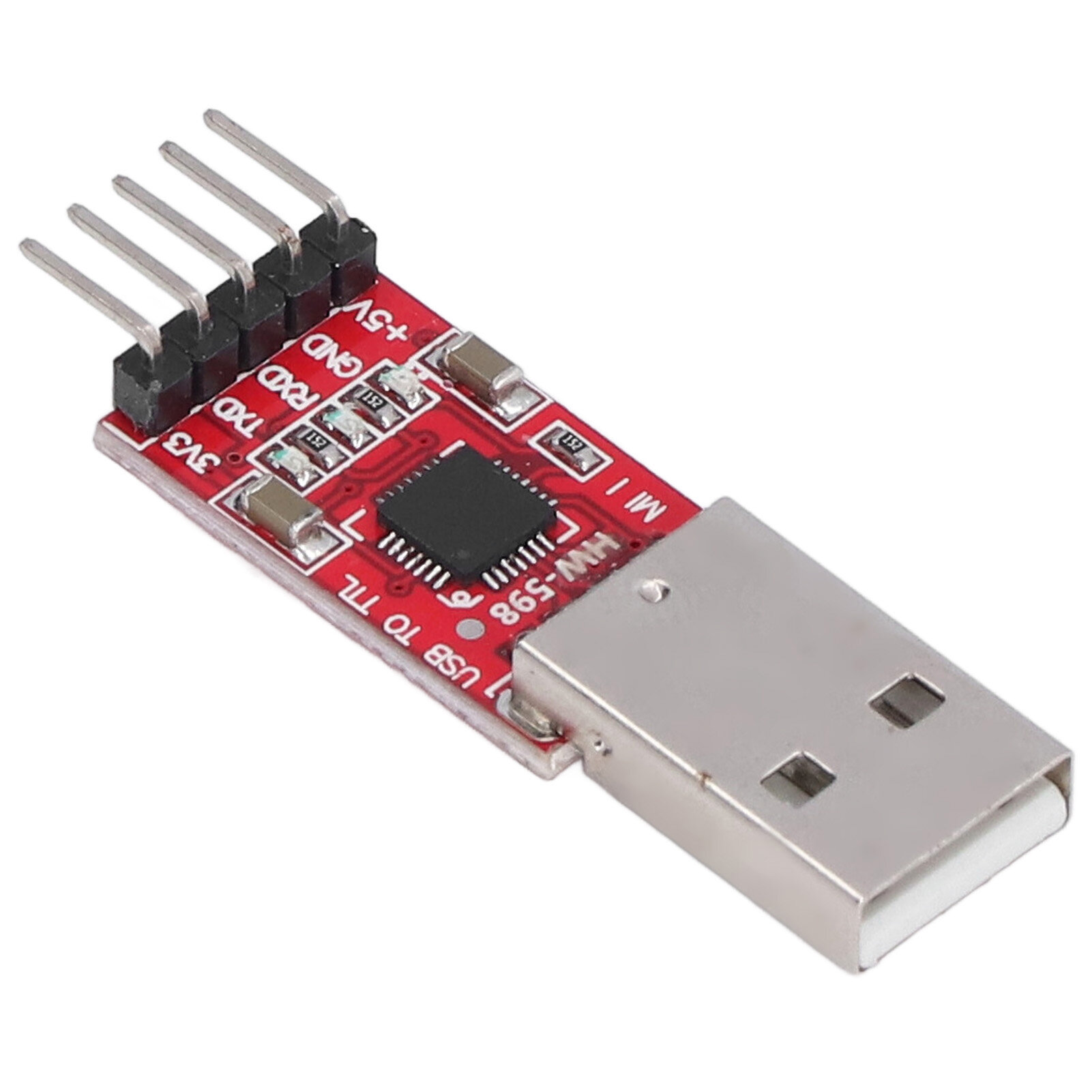 USB-TTL (USB-UART) ISP программатор (CH9102X), USB разъем, 5 pin — фото 1