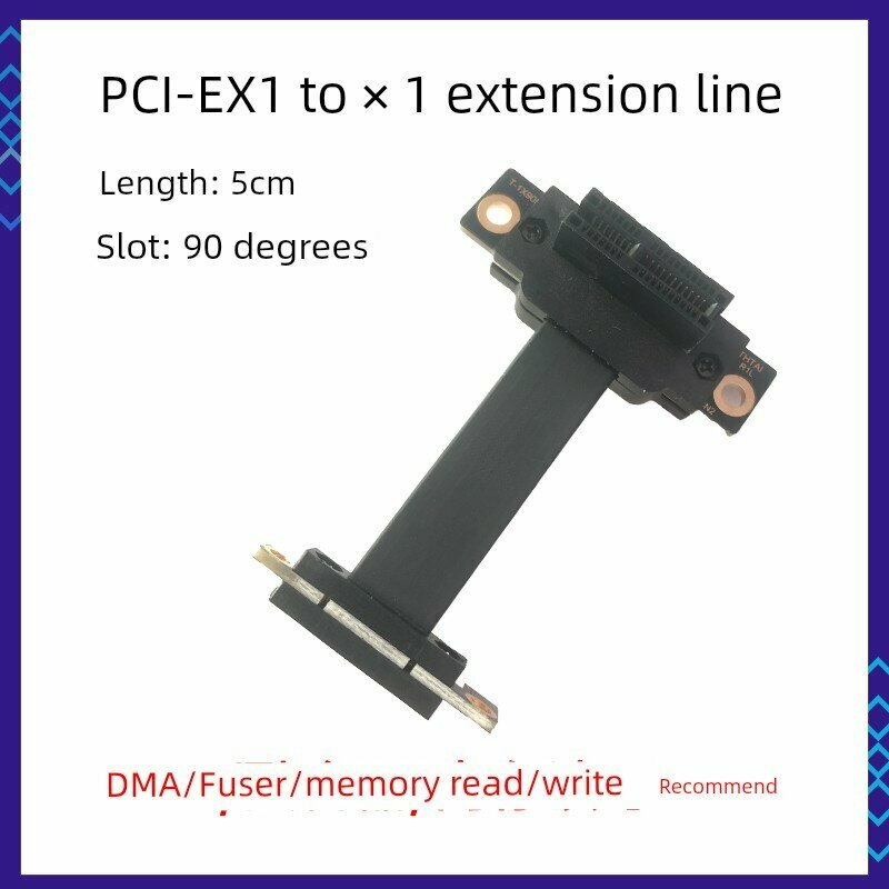Кабель-удлинитель PCIe x1 на x1, адаптер для звуковой карты, сетевой карты, удлинитель для карты расширения PCI-Ex1 x4,
