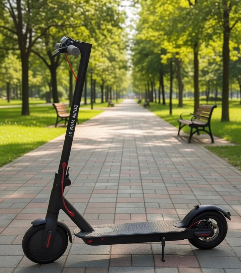 Электросамокат SDJIN-YING S1, складной, 30км/ч, нагрузка до 120кг