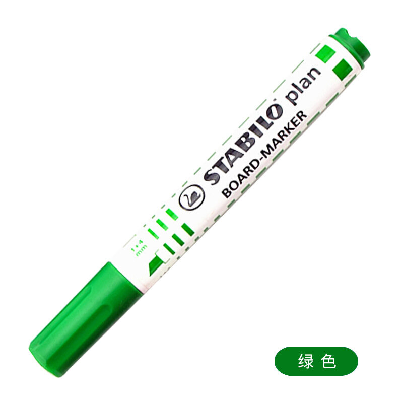 Маркер Stabilo Sibilo Universal Le Ink 651, маслянистые чернила, зеленая заправка, круглая головка
