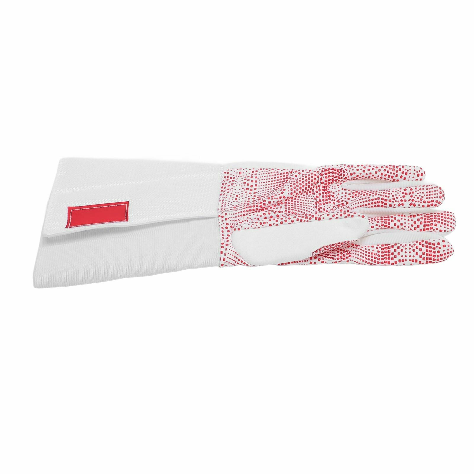 Кожаные перчатки для фехтования, противоскользящие, тренировочные перчатки для фехтования на шпагах, для взрослых, версия для правой руки, пластиковый точечный дизайн, M