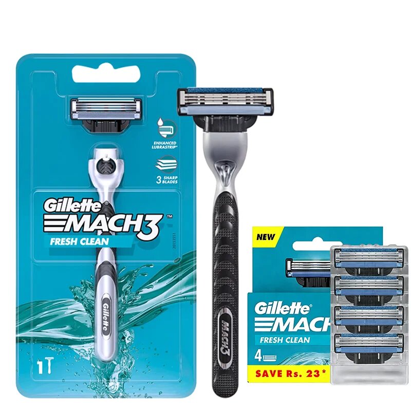 Бритва Gillette Mach3 мужская 1 holder 5 blades