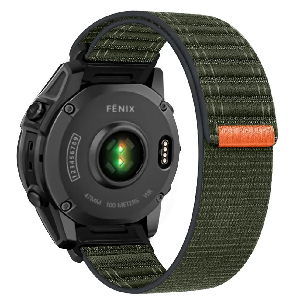 22 мм Быстрая адаптация Нейлоновый ремень Для Garmin Fenix 8 47 мм 7 Pro 7 6 Pro 6, Ремень волнообразной замены Для Epix Approach S70 47mm MARQ Instinct 2 Forerunner 965 Descent G1