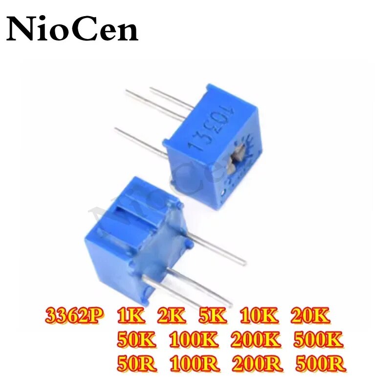 Потенциометр 5K Ом NioCen 3296 (10 шт)
