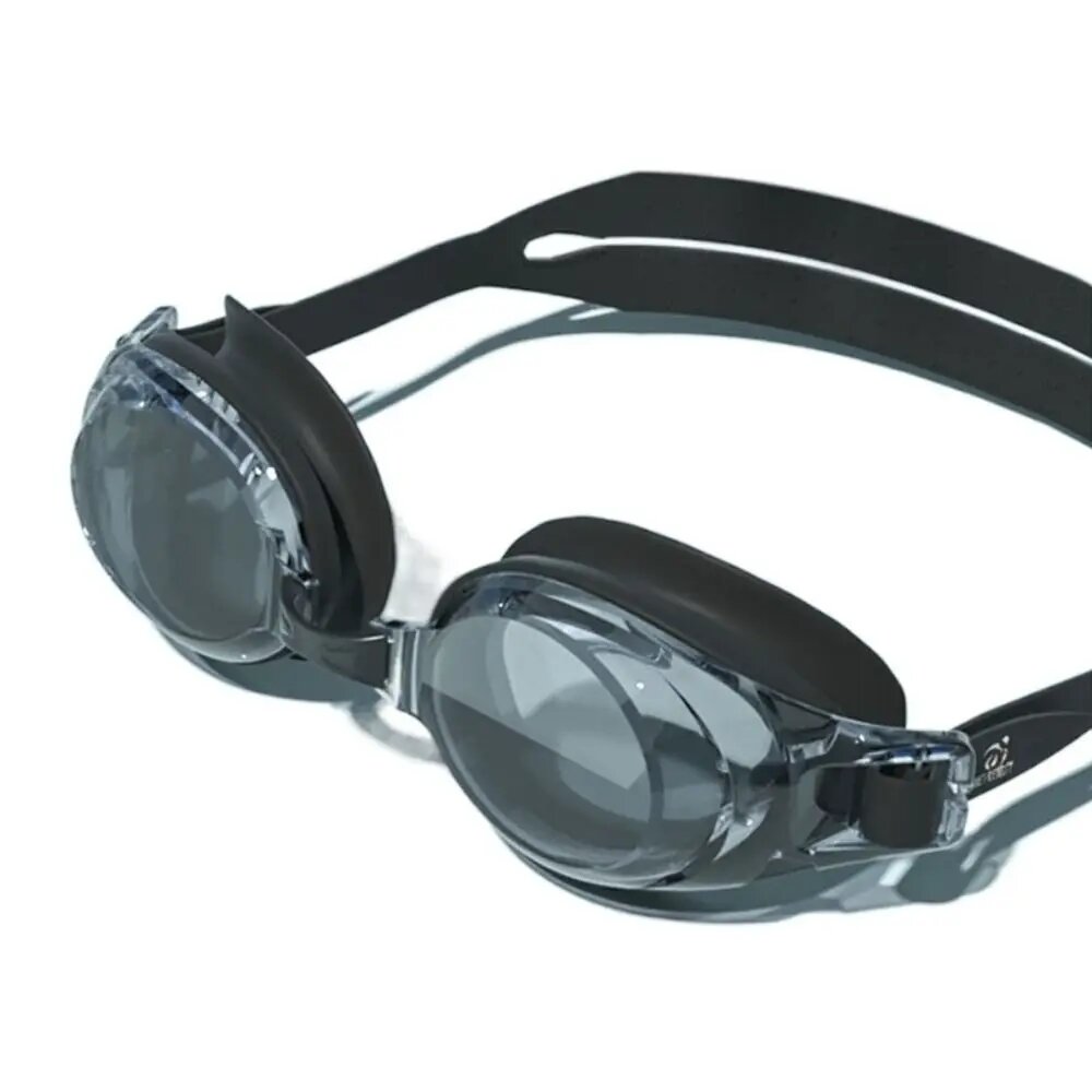 Очки для плавания черные, диоптрии от 0 до -9.0, black-500 degree