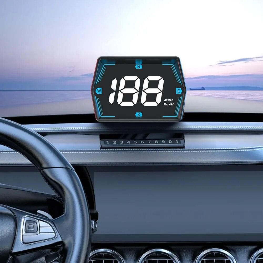 Cccitizen Компьютер бортовой G20 HUD GPS-индикатор скорости для всех типов транспортных средств — фото 1