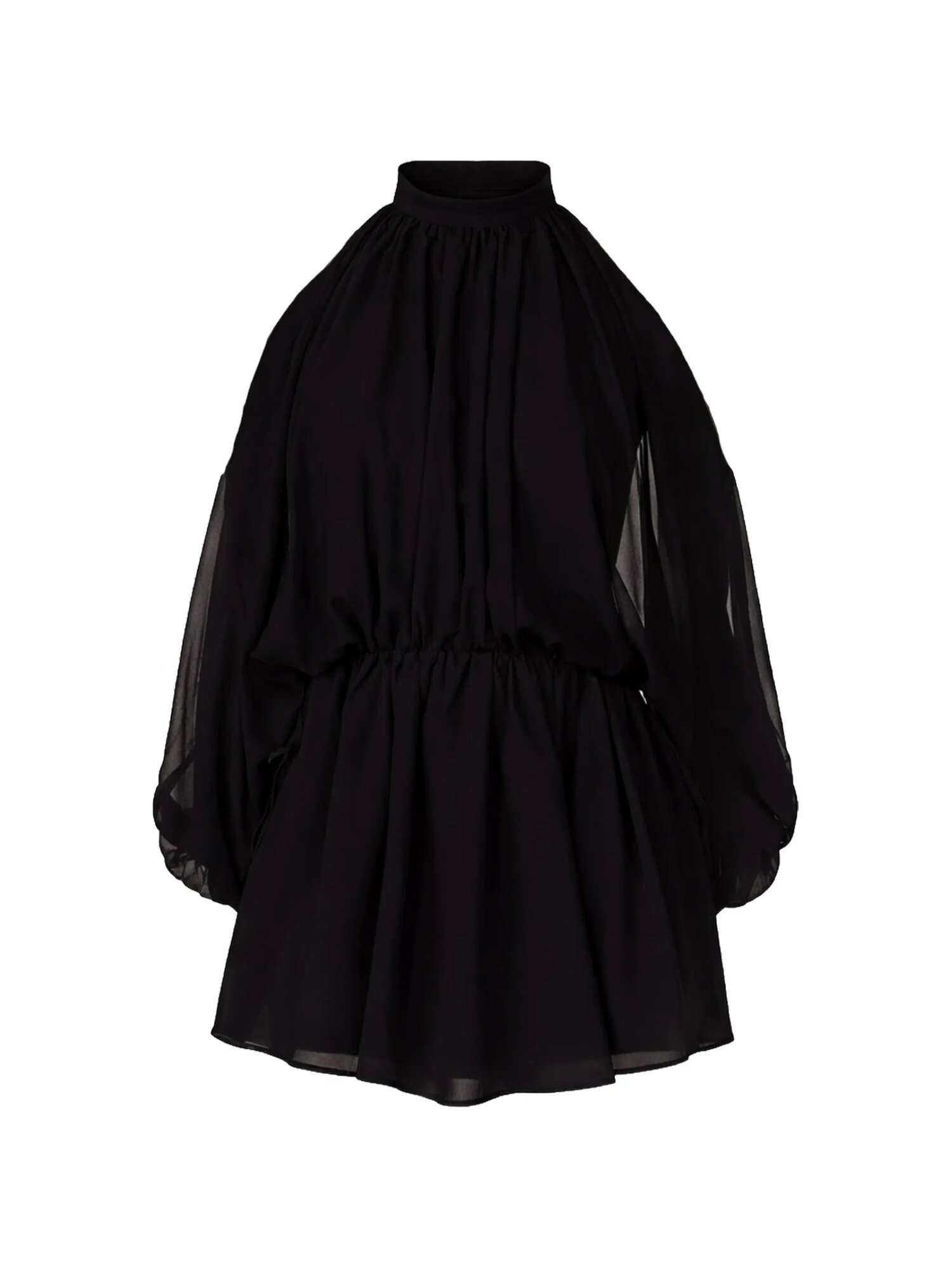 Платье Puff-sleeve mini dress
