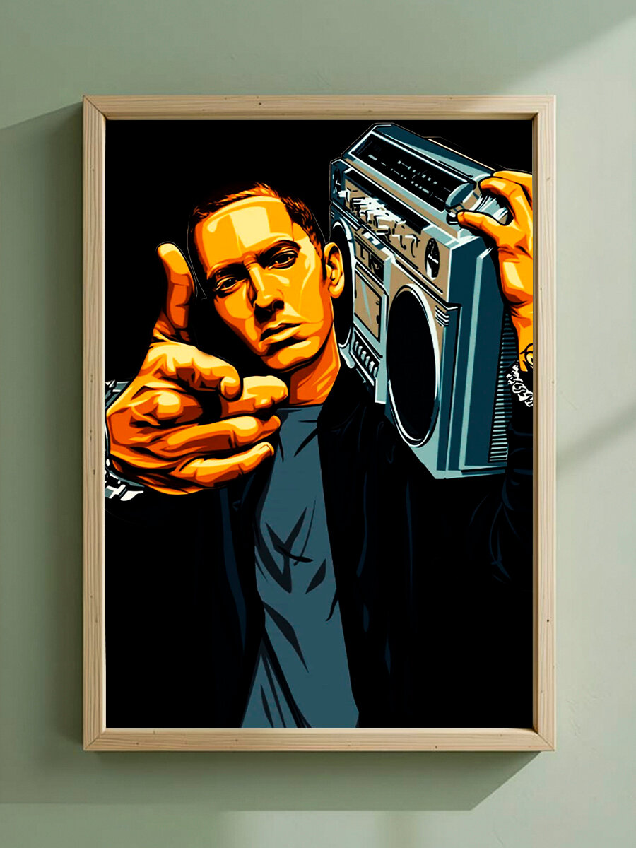 Постер, плакат на стену Eminem портрет (А3)
