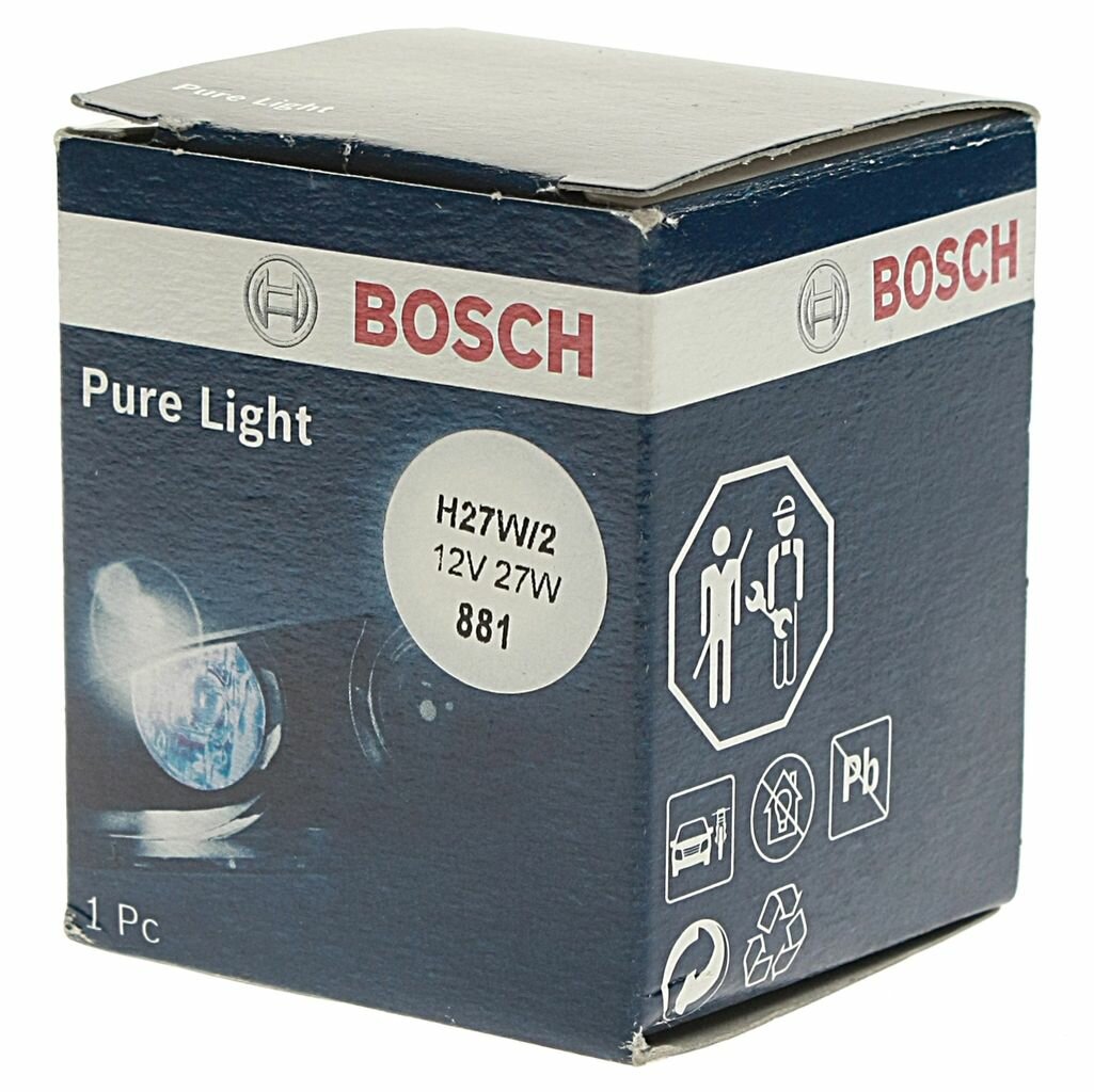 Лампа накаливания, противотуманная фара Pure Light WS, для Шевроле Авео, Хендай Акцент 4, Туксон, КИА Сид арт 1987302025 BOSCH