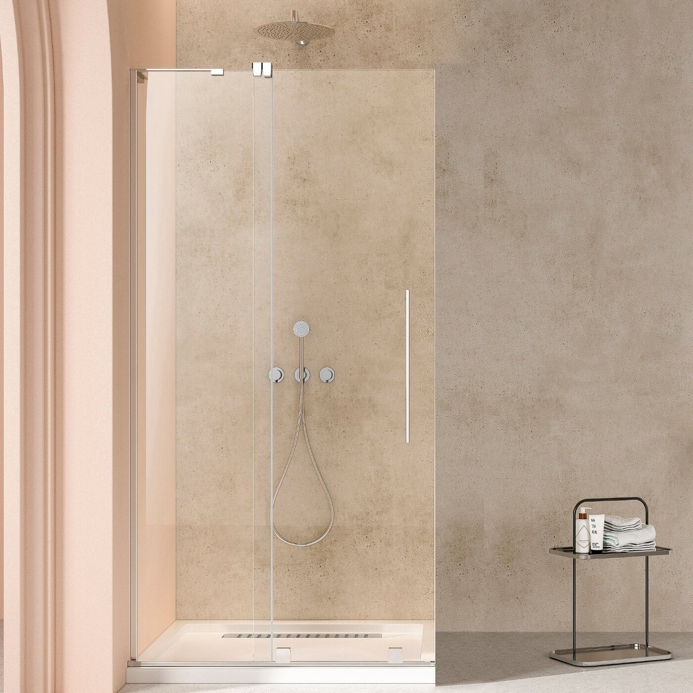 Душевая перегородка Vincea Walk-In 200х120 VSW-4WSL120CL-L хром