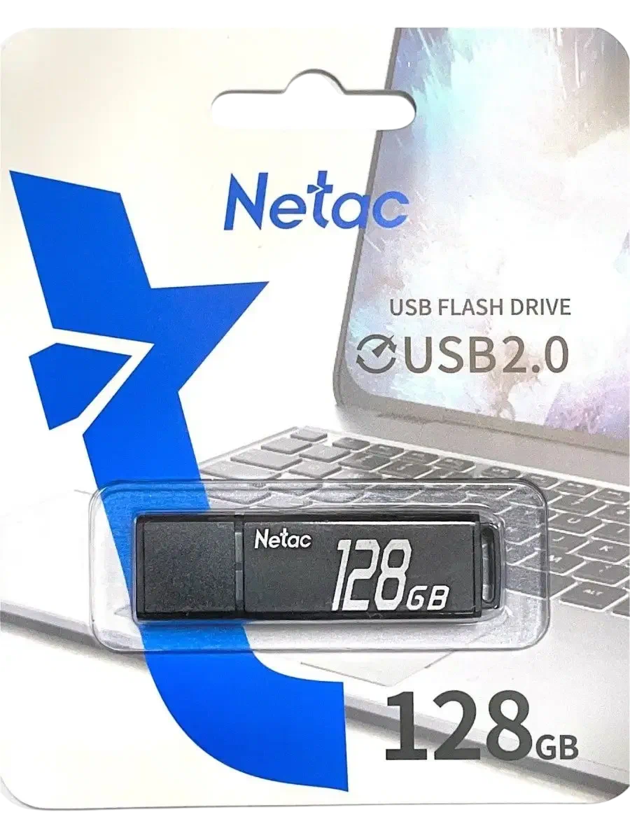 USB-накопитель 128Gb Netac U351, Black