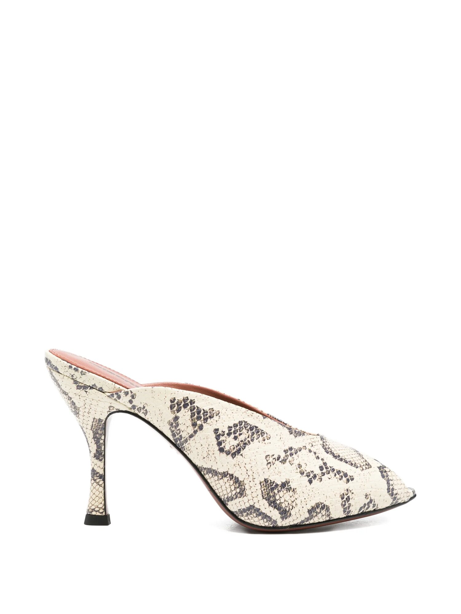 Мюли Snakeskin mules