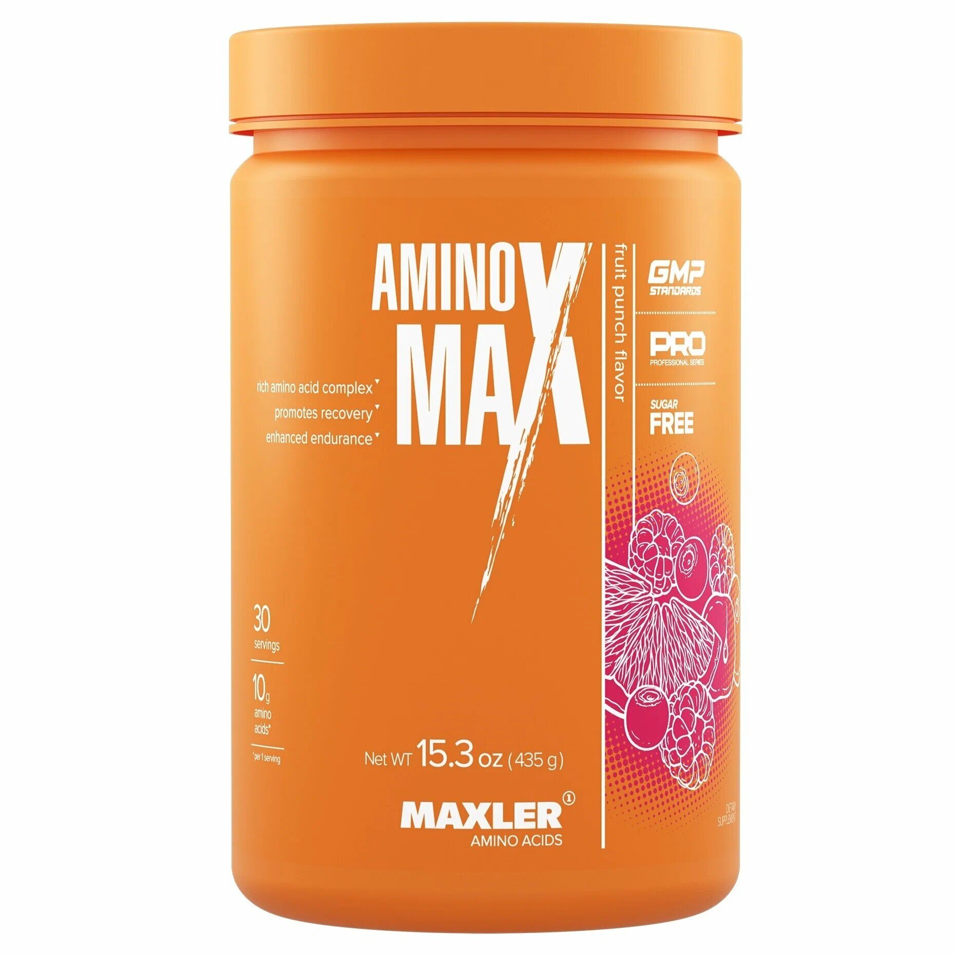 Аминокислотный Комплекс Amino Max MAXLER, 435г, порошок, фруктовый пунш