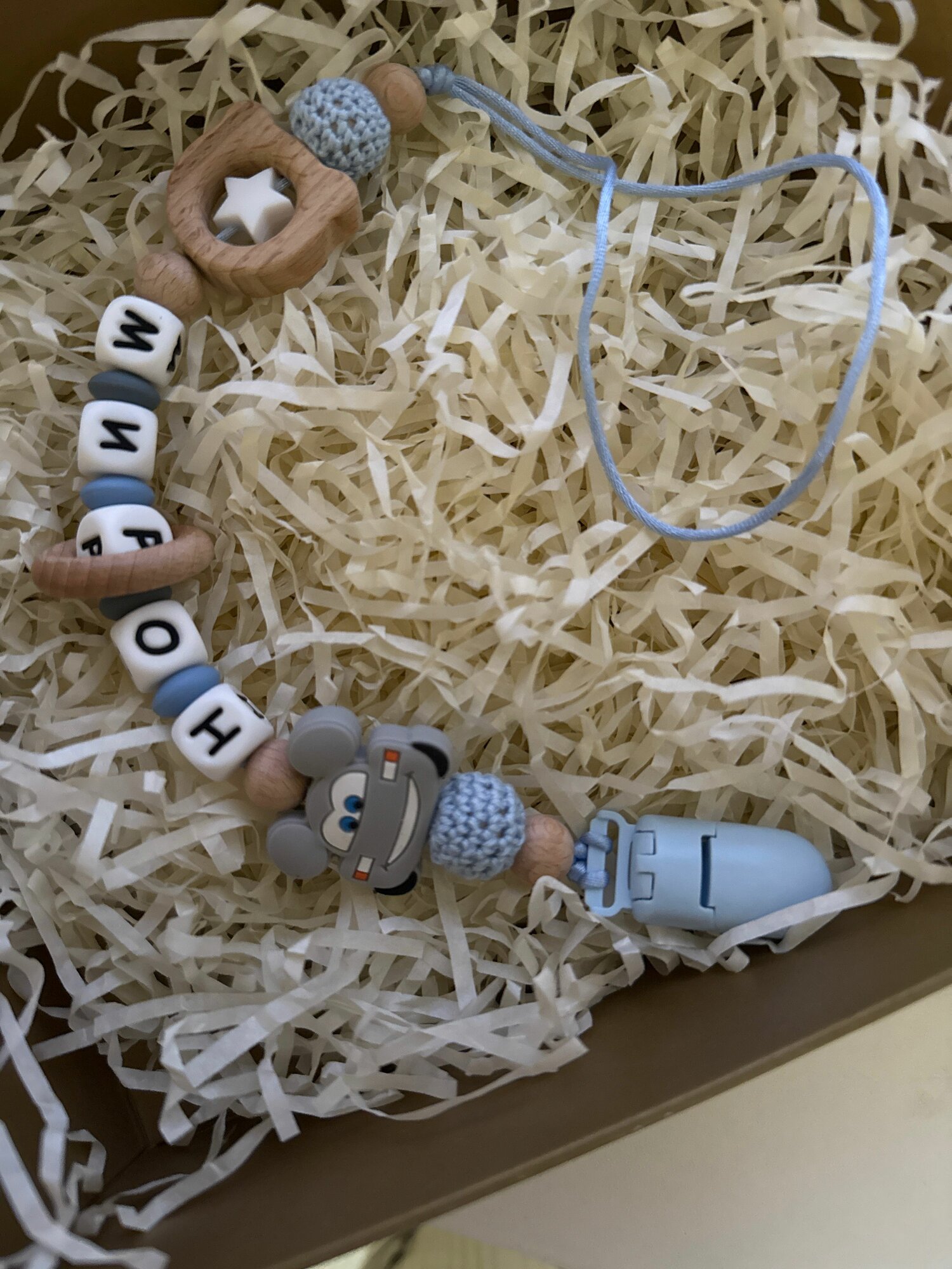 Держатель именной для соски Мирон