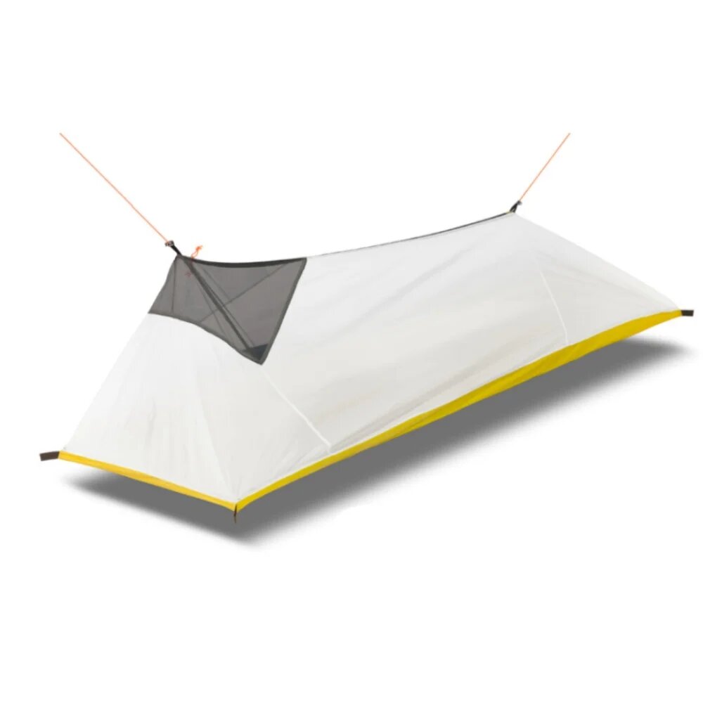 HIKEBURGER Jian Outdoor Внутренний палатка для кемпинга 1 человек, спальник с инсекто-защитой, ультralегкий комплект для альпинизма, бесштанговый укрытие, 4 сезона