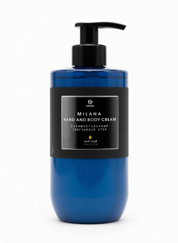 Grass Крем парфюмированный смягчающий Milana Hand and Body Cream Oud Rood (300мл)