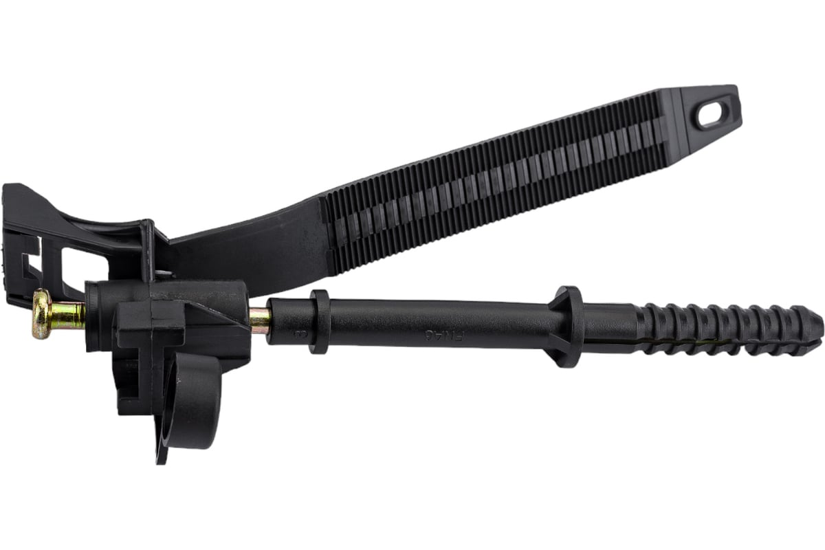 Фасадное крепление IEK КФК12-47.6, сталь/пластик, анкерное, чёрное, 50 шт