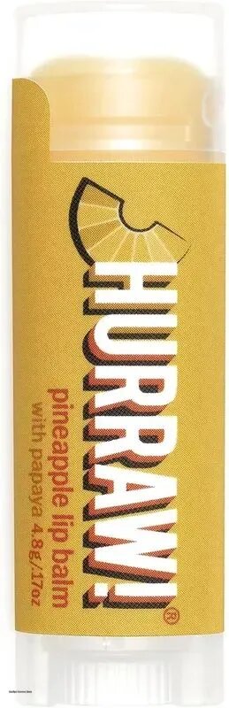 Hurraw Papaya Pineapple Бальзам для губ Ананасовый бальзам для губ 4,8 г