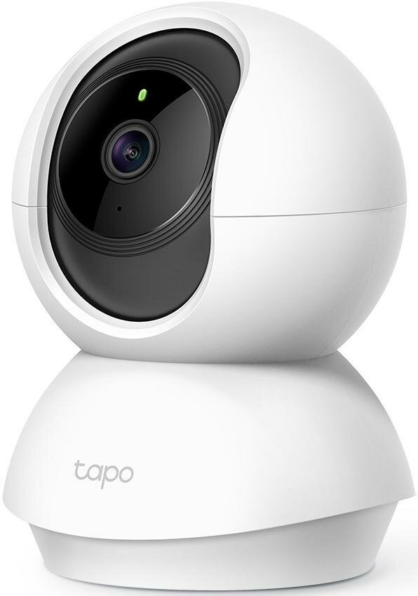 Камера видеонаблюдения IP TP-Link Tapo C210, 2304x1296, 4мм, микрофон, динамик, ИК 9м, 3Мп, 1/2.8 CMOS, внутренняя, поворотная, Wi-Fi, белый