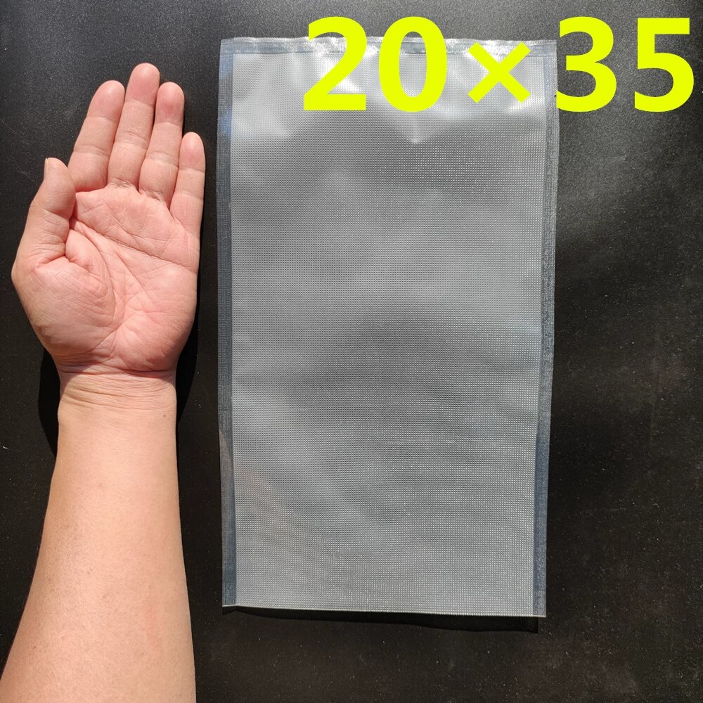 Вакуумные мешки для хранения еды 20x35 см с точечным рисунком, 50 шт. для мяса, колбасы и сухих продуктов