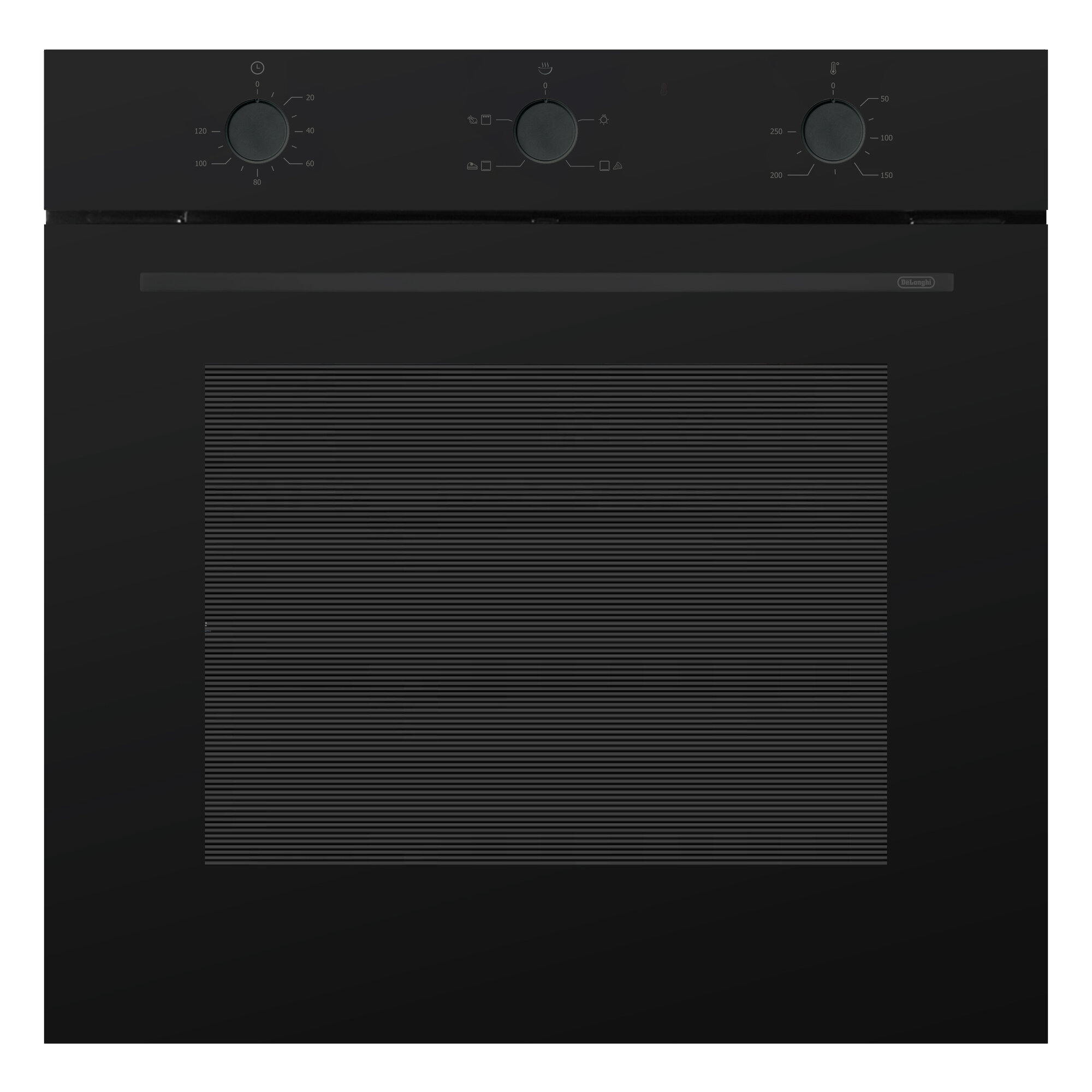 Встраиваемый электрический духовой шкаф DEO 715 NB NORMA 65 л, Таймер, Гриль, Подсветка, Черная эмаль