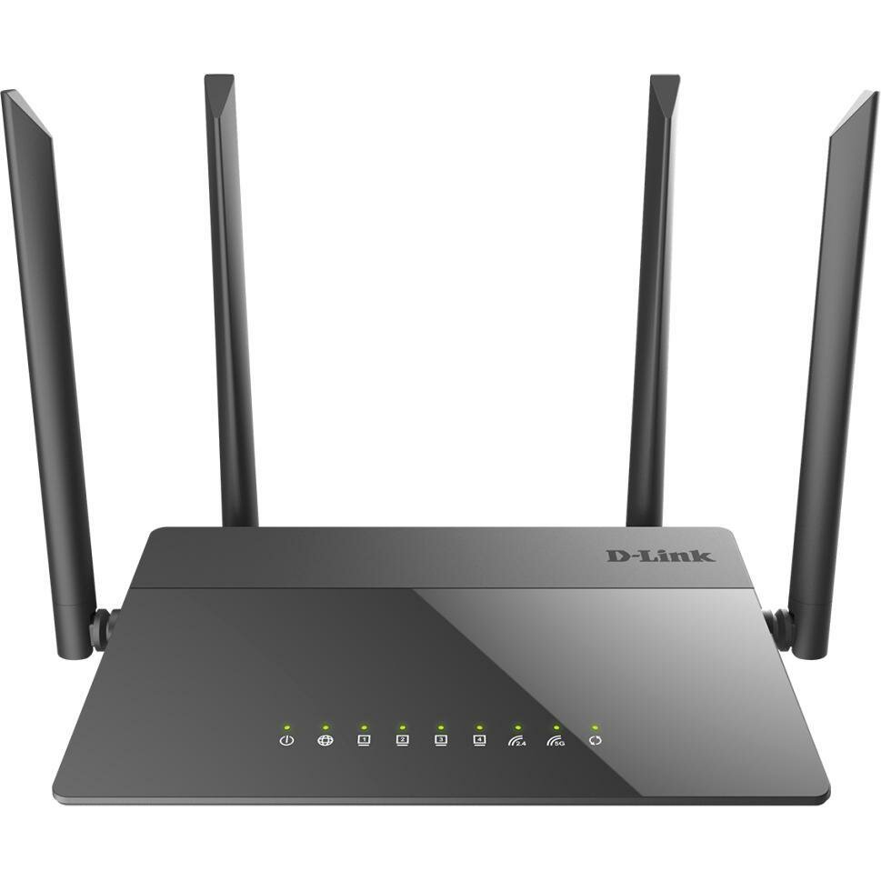 Беспроводной маршрутизатор D-Link DIR-841/RU/A1B 867Mbps 2.4 ГГц 5 ГГц 4xLAN LAN черный
