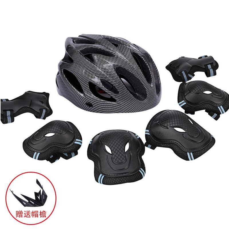 Шлем для самоката, защитная экипировка для роликовых коньков, детский велокомплект, беговел, наколенники для катания, профессиональная защита.