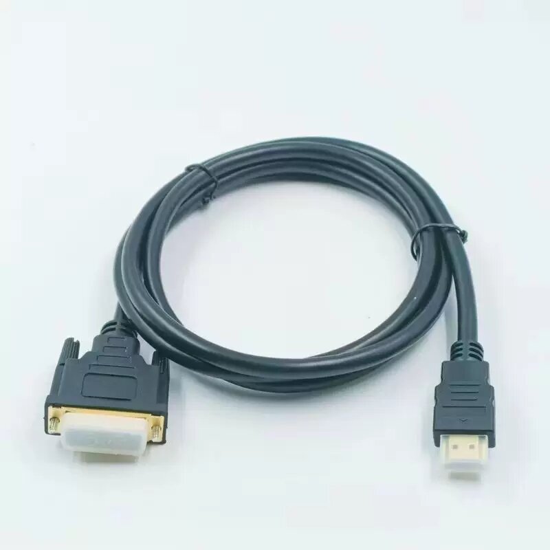 Кабель-адаптер HDMI в DVI, длина 10 м, матовая чёрная поверхность - длинный кабель для ПК и ЖК-дисплея