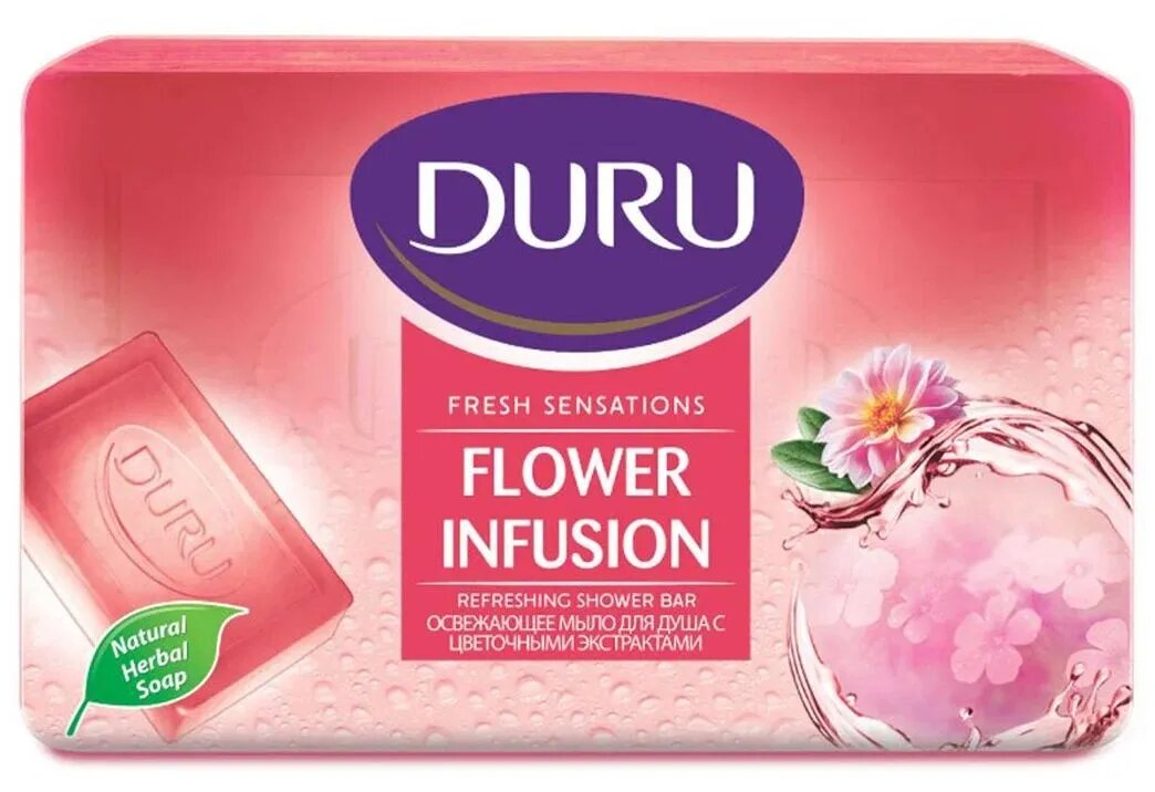 Мыло туалетное Duru Fresh Sens для душа Цветочное облако