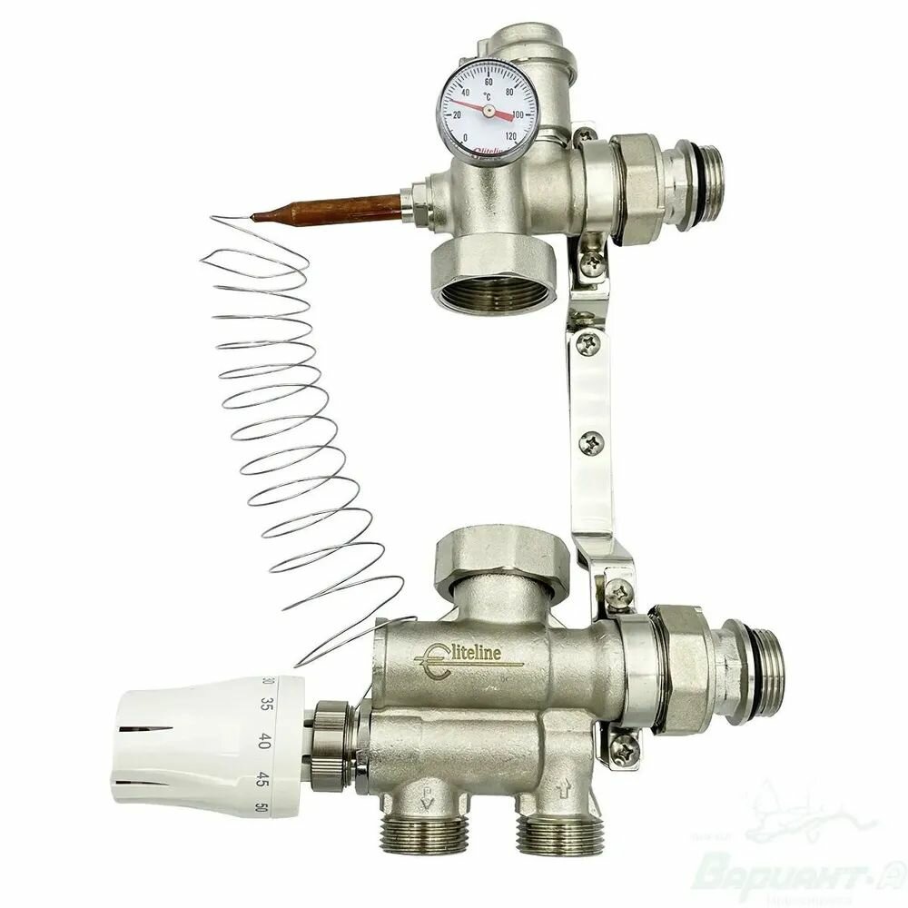 Насосно-смесительный узел 1" для теплого пола