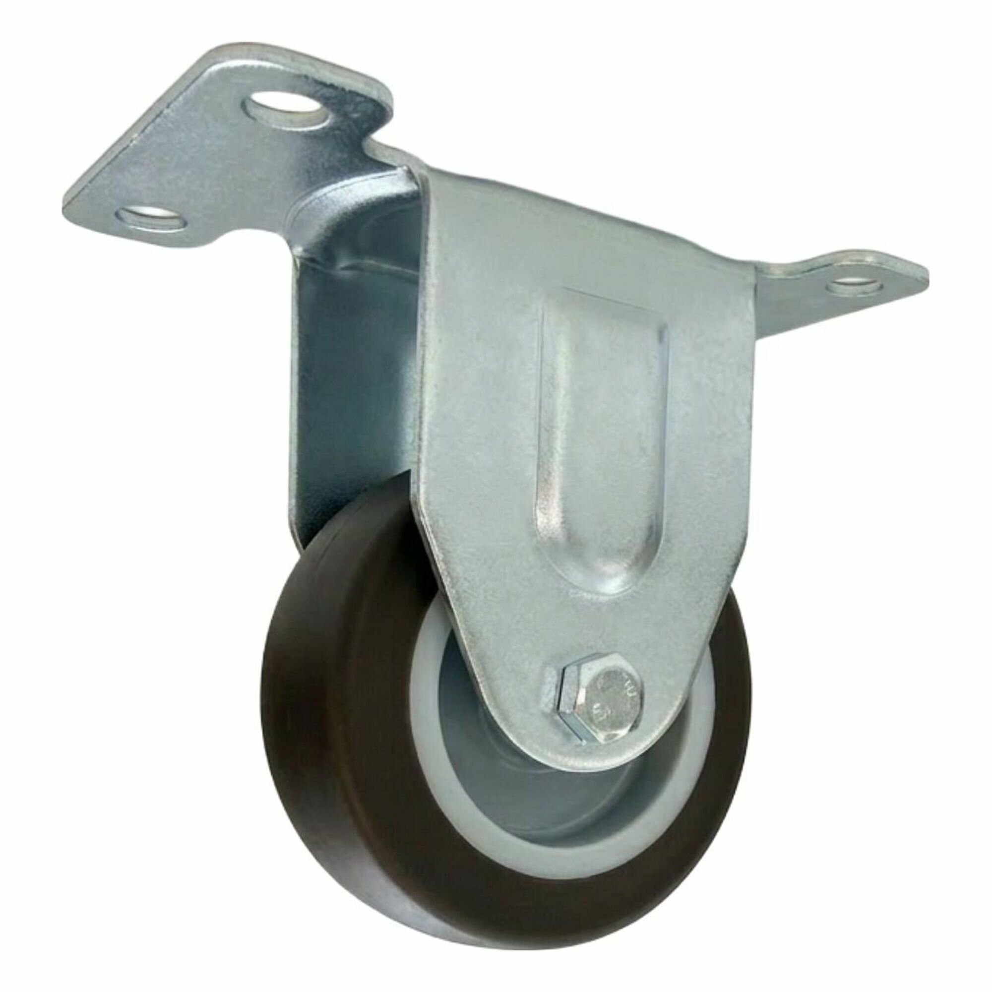 Колесо для мебели неповоротное Стелла-техник 3802-60, диаметр 60 мм, г/п 50 кг