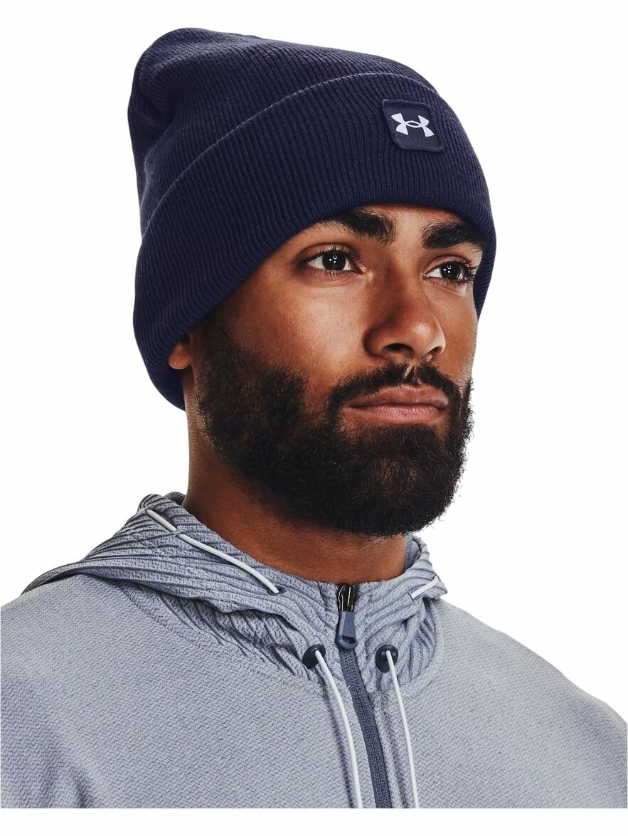 Шапка Under Armour HALFTIME CUFF для мужчин, размер OSFM, синий — фото 1