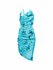 Платье Versace Jeans Couture Wave Couture, размер 44, Синий принт