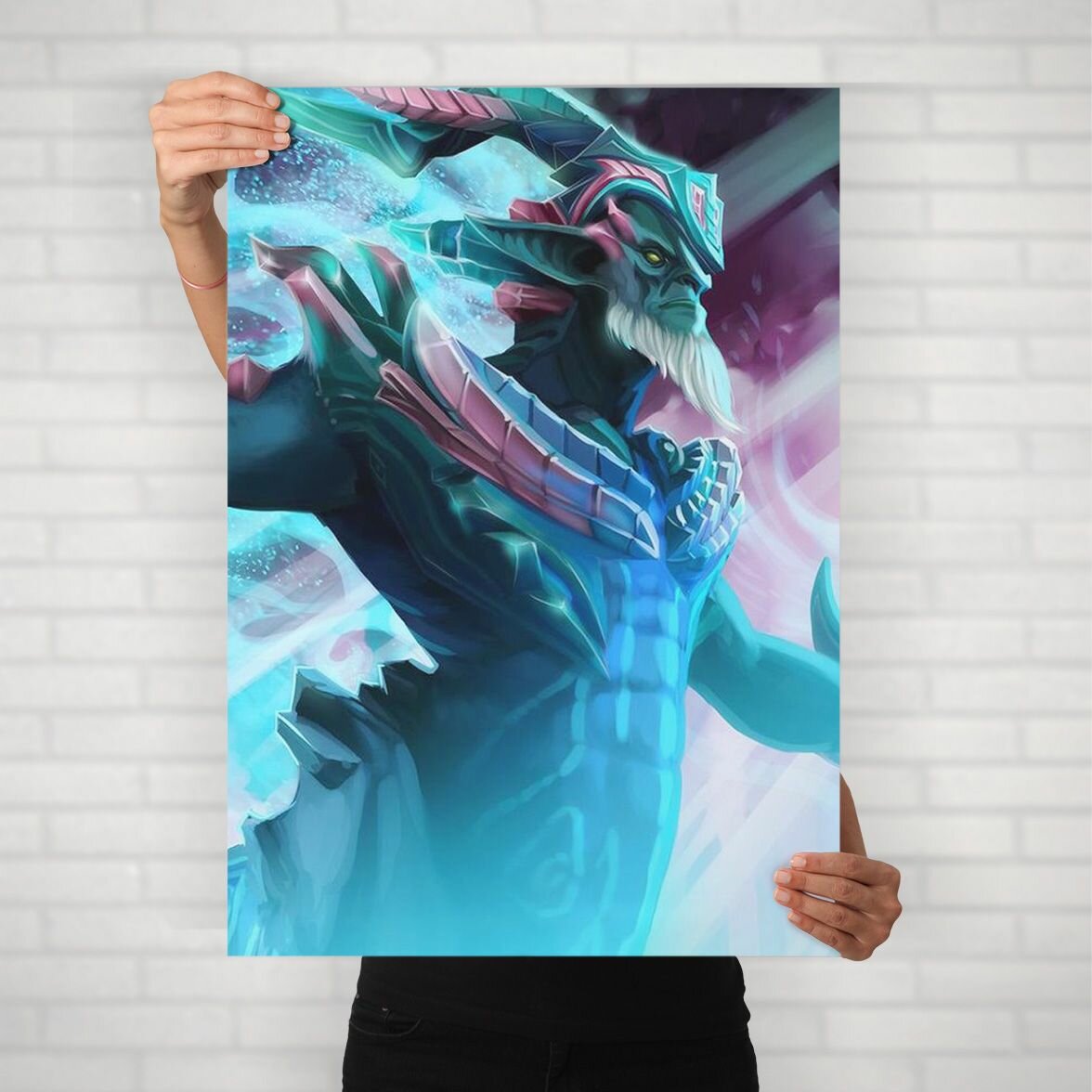 Плакат на стену для интерьера Dota 2 (Leshrac) - Постер по игре формата A2 (42х60 см)