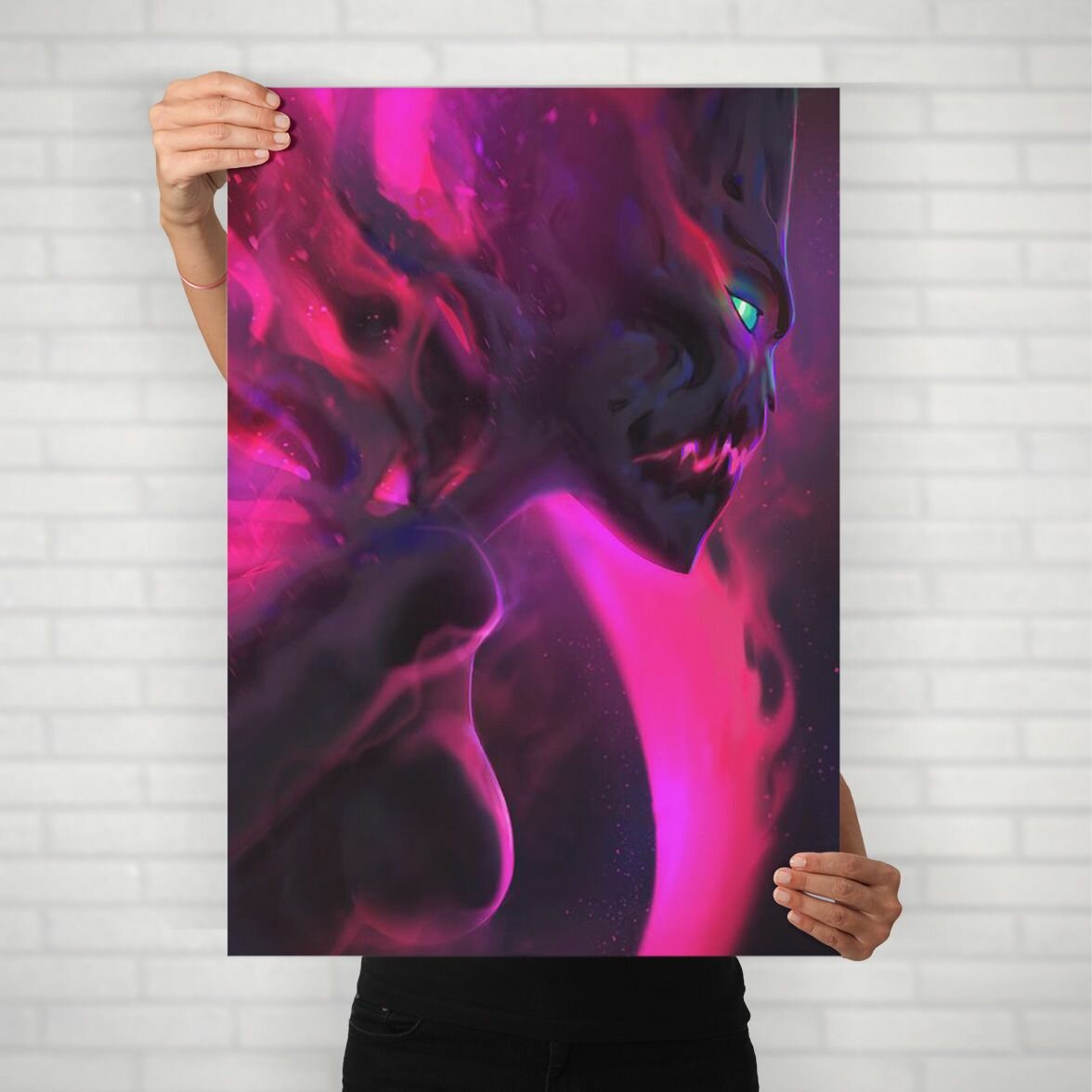 Плакат на стену для интерьера Dota 2 (Spectre 1) - Постер по игре формата A2 (42х60 см)