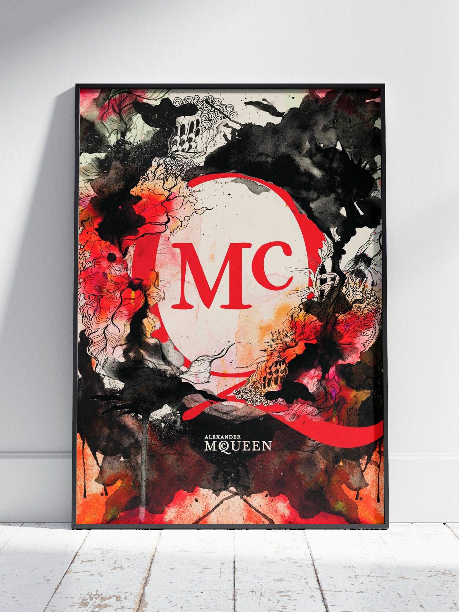 Плакат на стену для интерьера Александр Маккуин (Alexander McQueen 24) - Постер по модели, бренду и моде формата A4 (21x30 см)