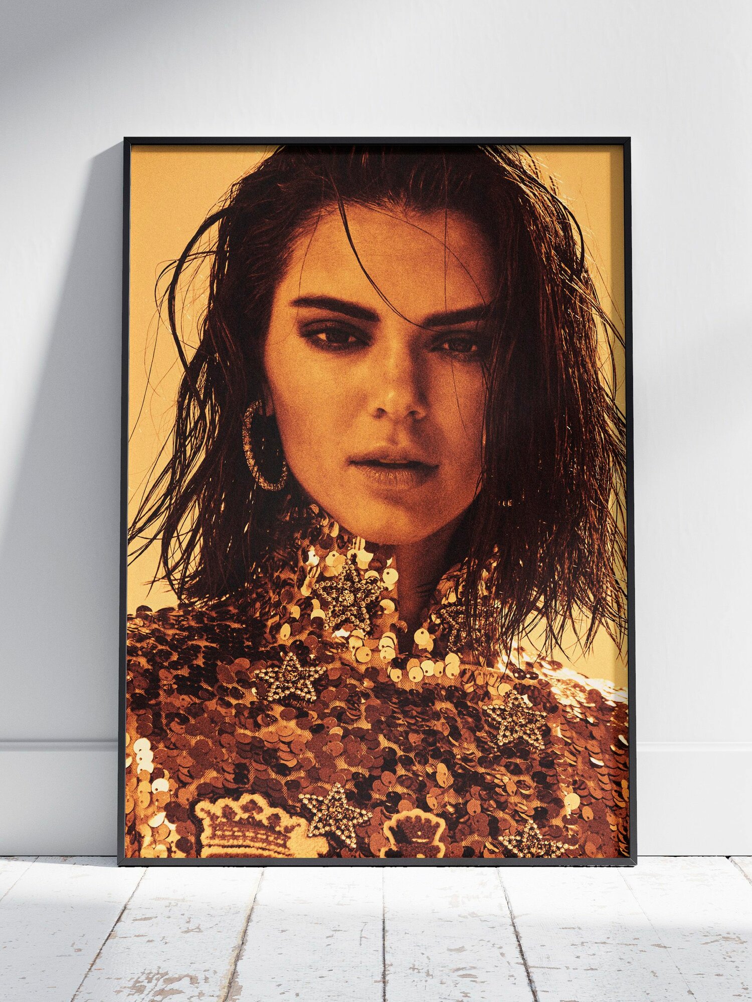 Плакат на стену для интерьера Кендалл Дженнер (Kendall Jenner 11) - Постер по модели, бренду и моде формата A4 (21x30 см)