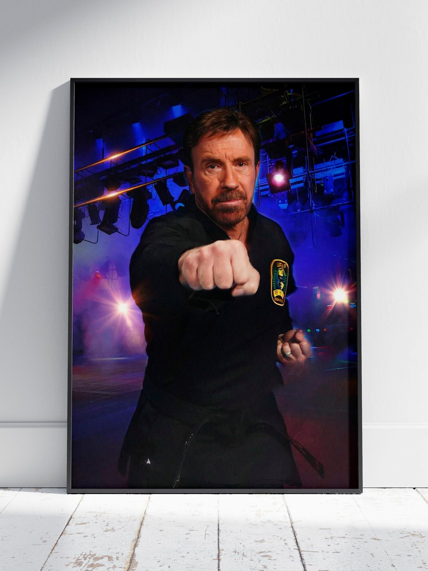 Плакат на стену для интерьера Чак Норрис (Chuck Norris 5) - Постер по актеру фильма, кино, сериала формата A4 (21x30 см)