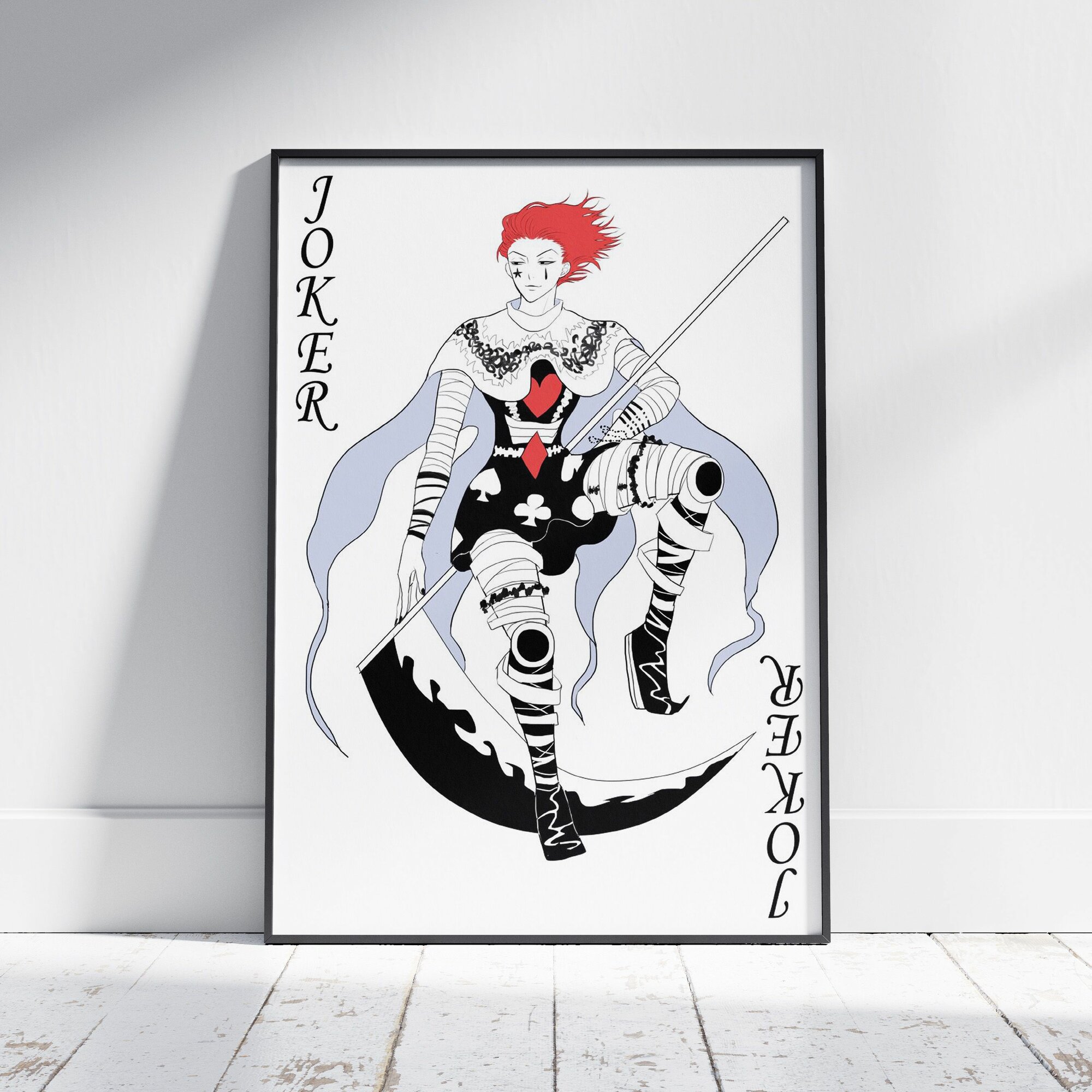 Плакат на стену для интерьера Hunter x Hunter (Хисока Мороу 4) - Постер по аниме формата A4 (21х30 см)