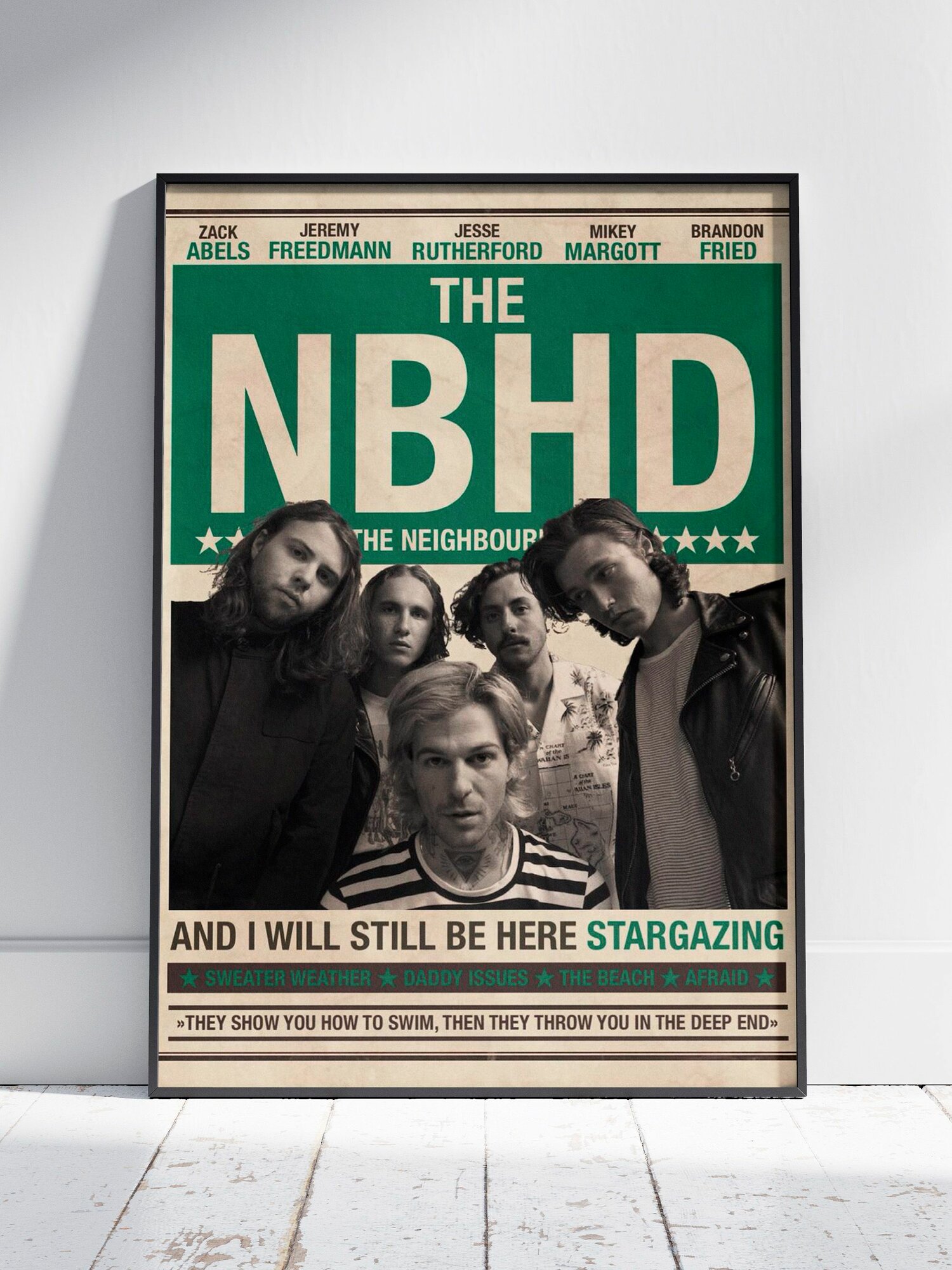 Плакат на стену для интерьера Зе Нейберхуд (The Neighbourhood 1) - Постер по музыке и артисту формата A4 (21x30 см)