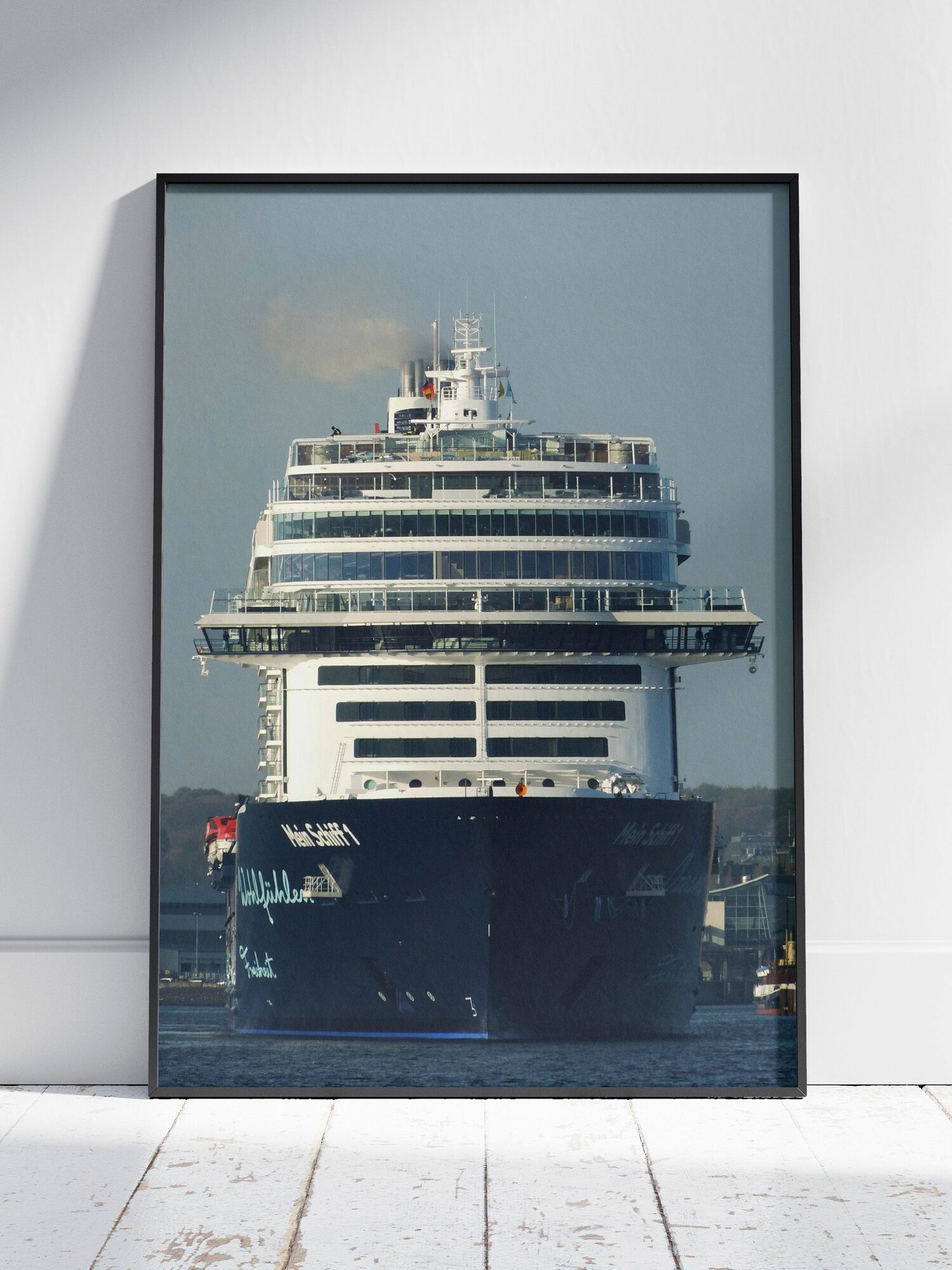 Плакат на стену для интерьера Транспорт и техника (Майн Шифф - Mein Schiff 2) - Постер по машине формата A4 (21x30 см)